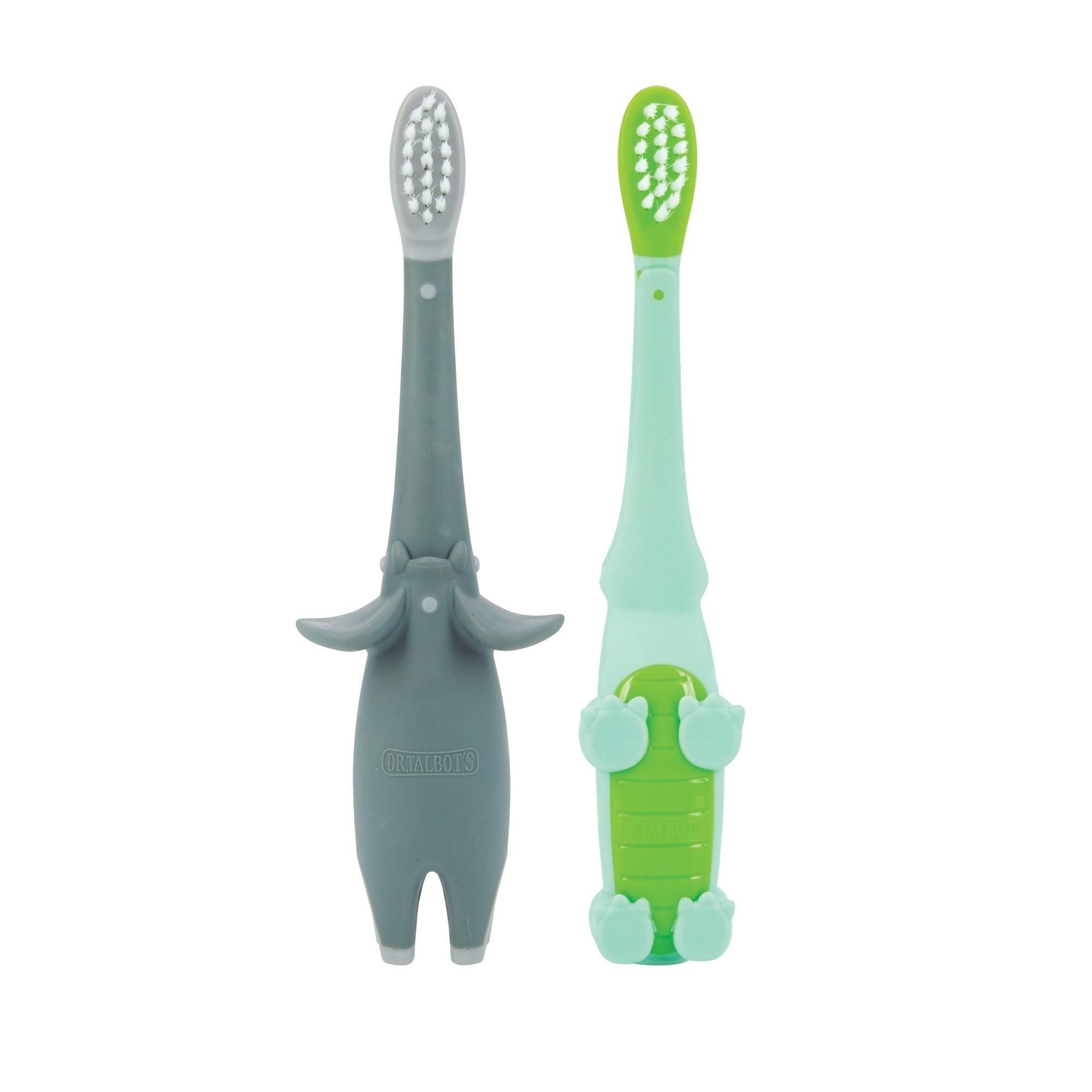Toddler Training Toothbrushes 2 Pack for Effective Oral Hygiene Dr Talbot s