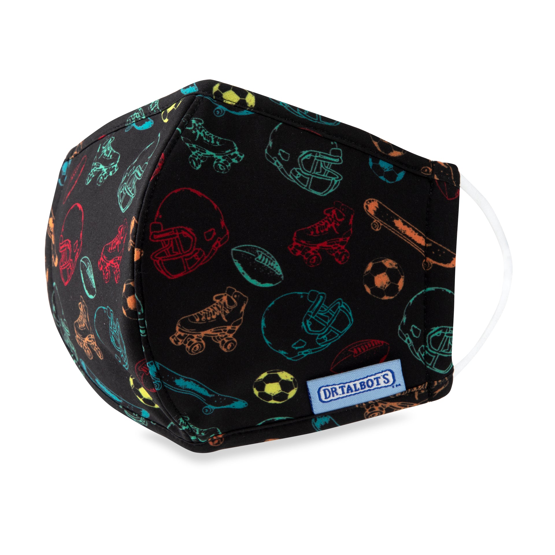 Cloth Face Mask for Ages 6-12 (1-Pack) - Sports Design – Dr Talbot's