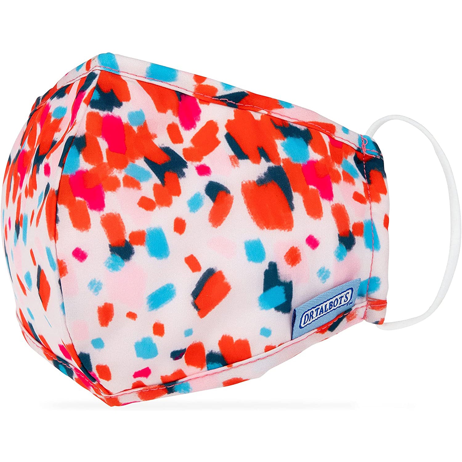 Adult Flat Fold Cloth Mask with Filter Pocket (1-Pack) - Multi-Color ...