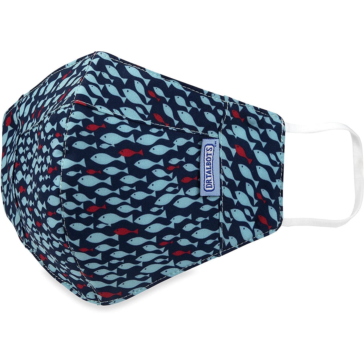 Adult Cup Style Cloth Mask (1-Pack) - Fish Design – Dr Talbot's